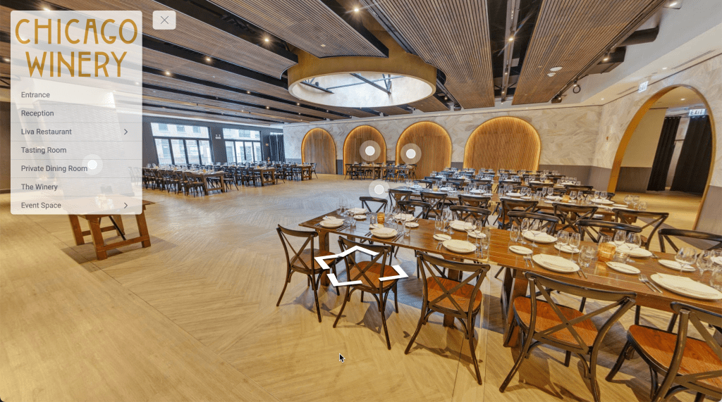 Chicago Winery Custom Virtual Tour West 360 Digital